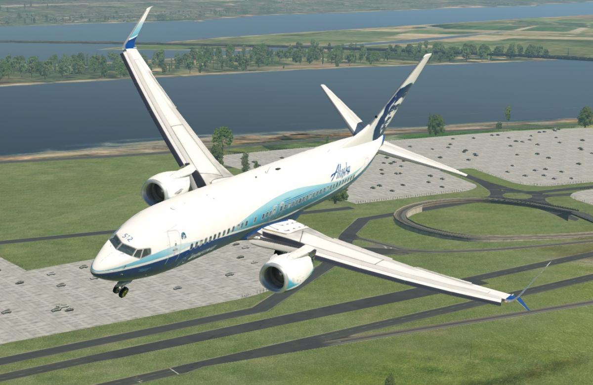 Alaska "Spirit of Seattle" (Boeing House Livery) [SCIMITAR] - Zibo B737 ...