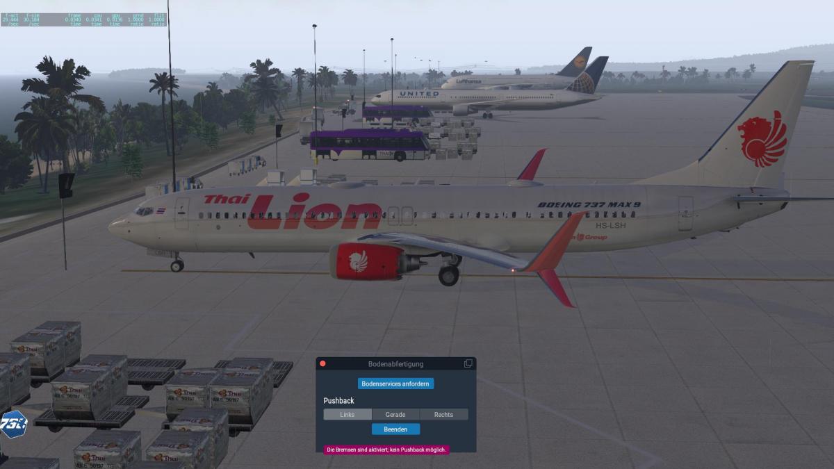 B739 Ultimate Thai Lion max Liverie - Aircraft Skins - Liveries - X ...