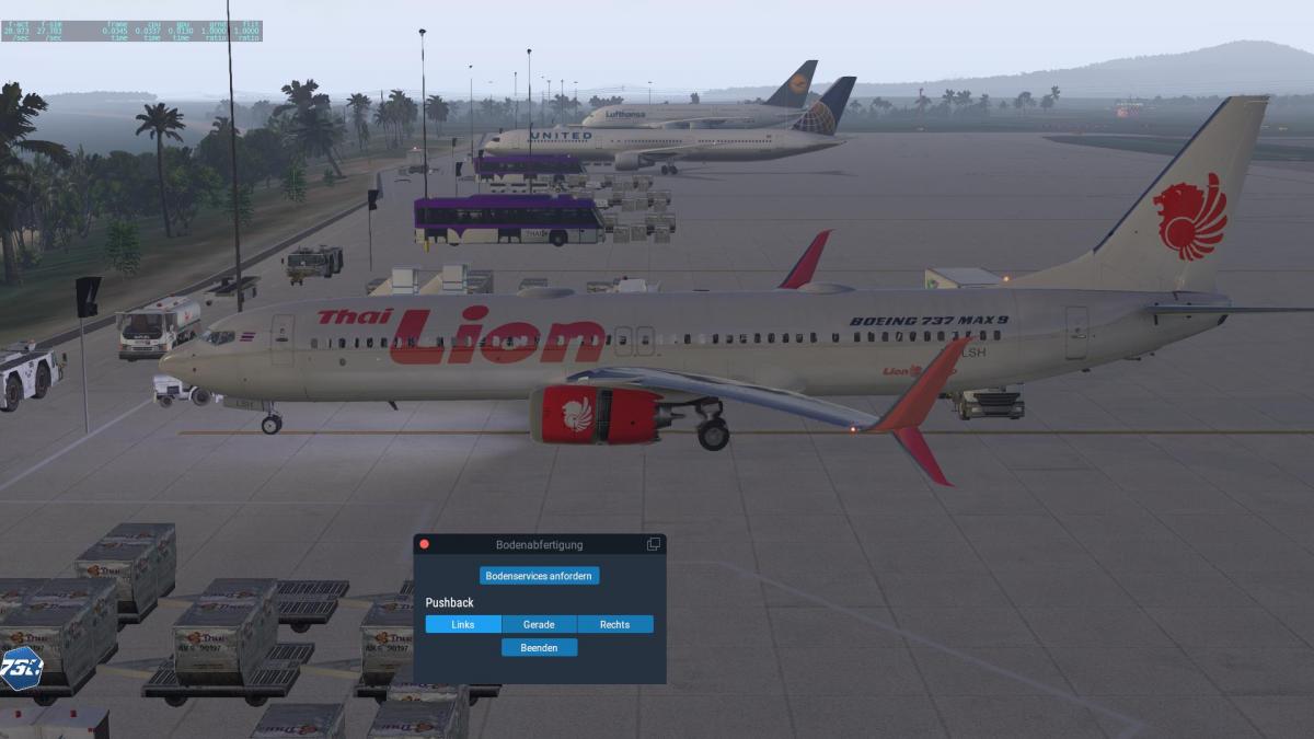 B739 Ultimate Thai Lion max Liverie - Aircraft Skins - Liveries - X ...