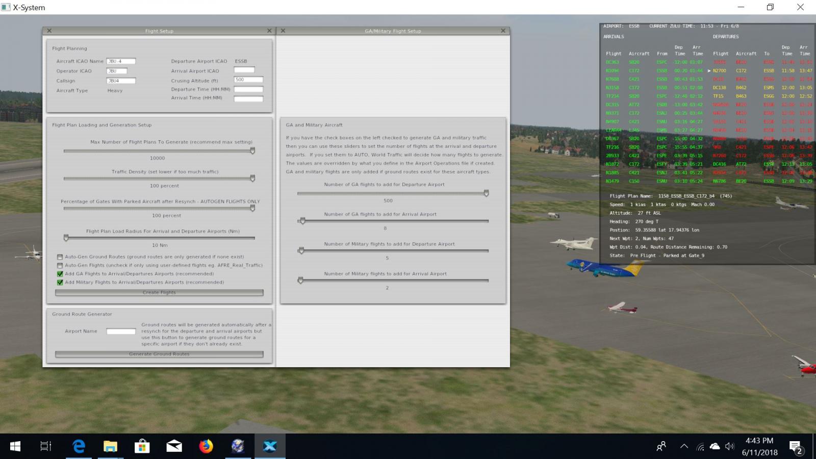 No matter settings only a few planes spawn - World Traffic - X-Plane ...