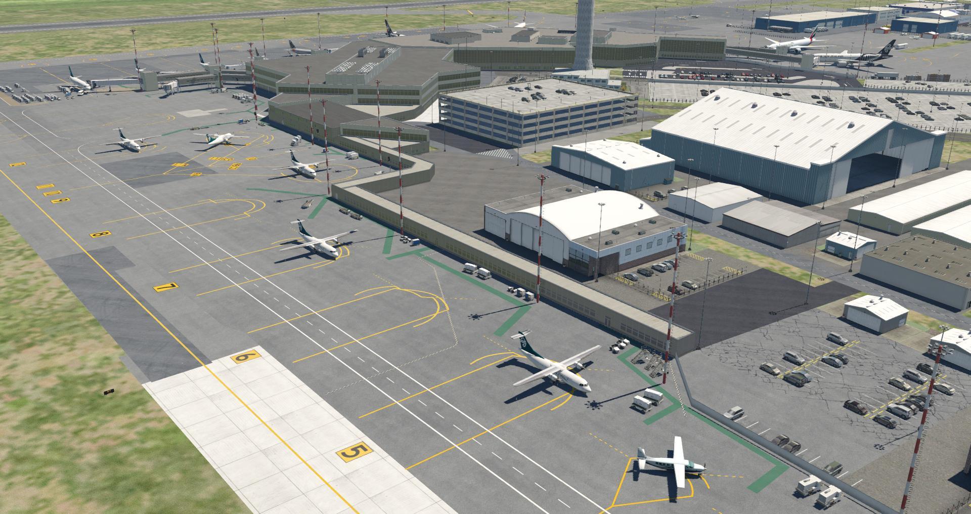 NZCH - Christchurch Int. Airport (New Zealand) - Scenery Packages - X ...
