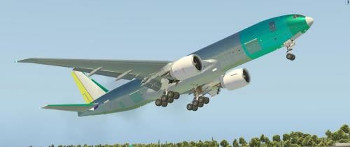 N776LA Rollout livery for Flight Factor boeing 777 Freighter - Aircraft ...