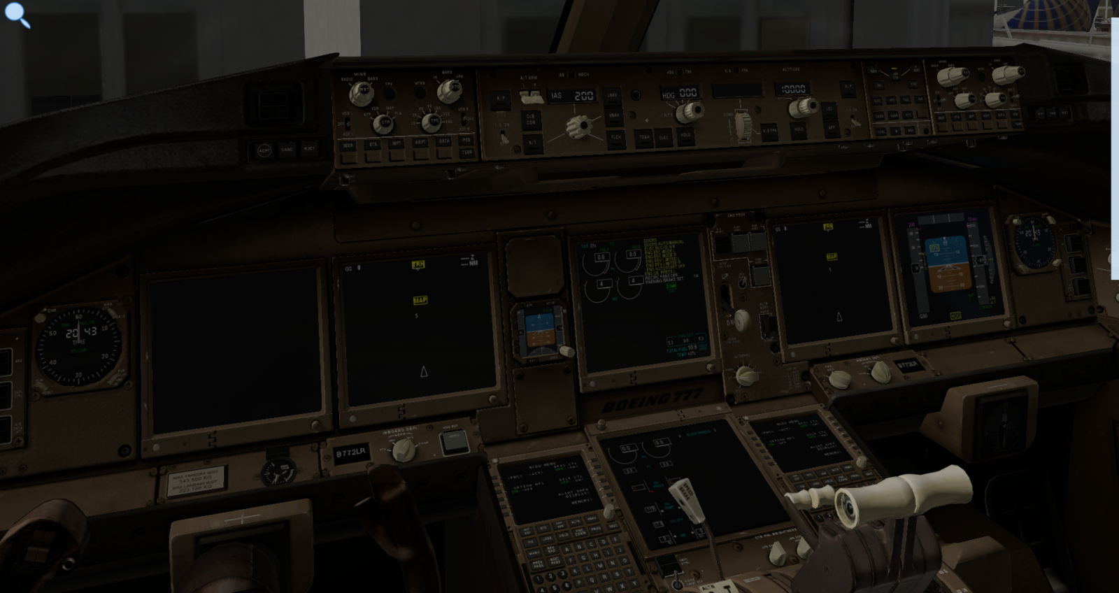 Flight screen not working - Boeing 777 Worldliner Professional v1 - X ...