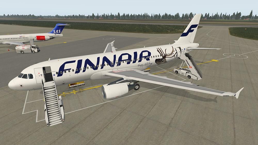 FF A320 Finnair Happy Holidays - Aircraft Skins - Liveries - X-Plane ...