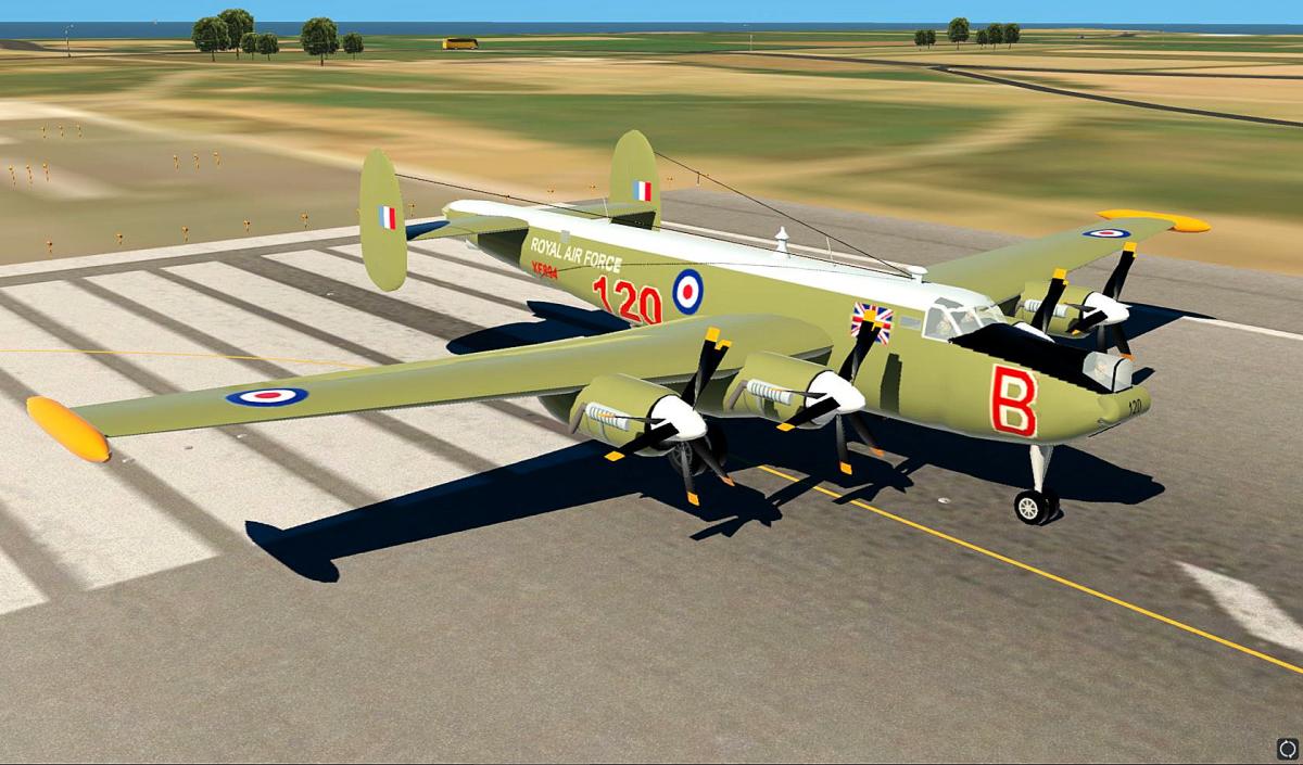 RAF Green Avro Shackleton MR3 (Jacques Brault) - Aircraft Skins ...