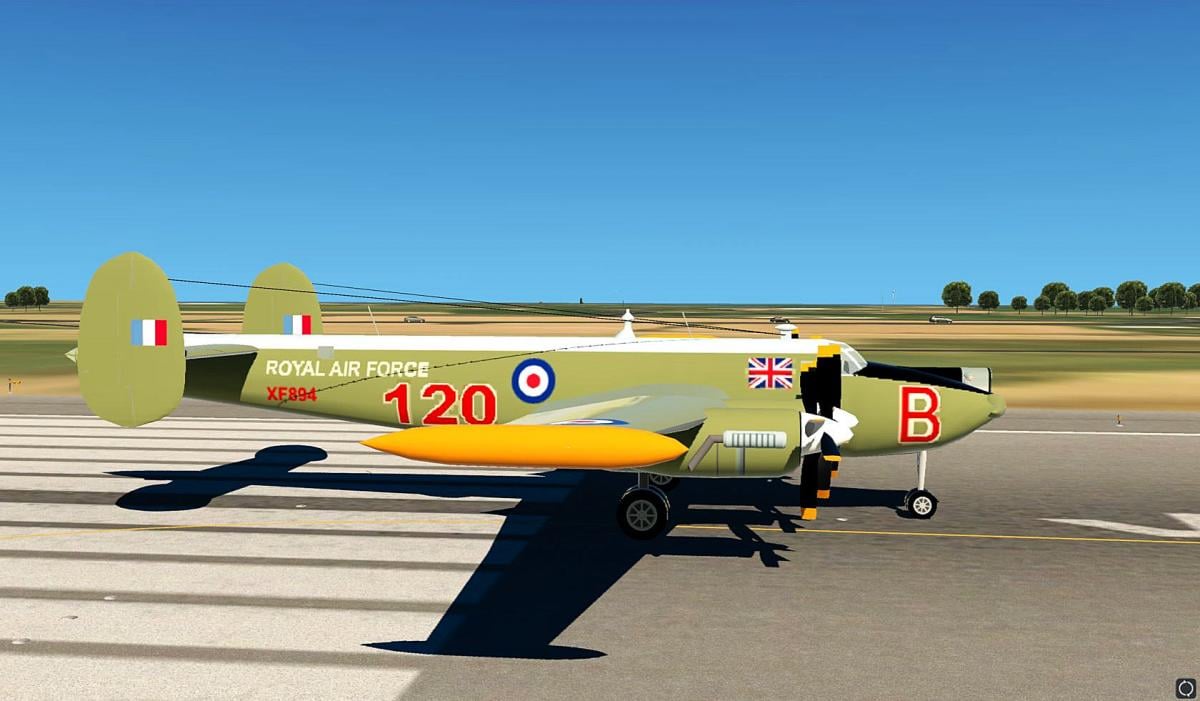 RAF Green Avro Shackleton MR3 (Jacques Brault) - Aircraft Skins ...