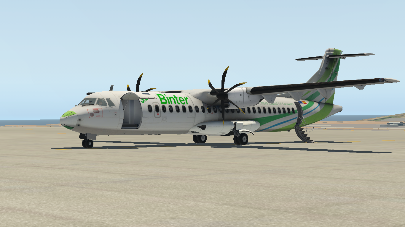 Binter Canarias ATR-72/500 (fictional) - Aircraft Skins - Liveries - X ...