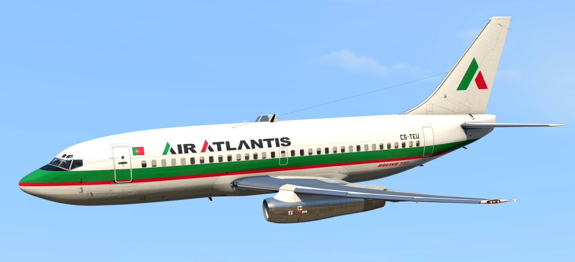 Air Atlantis Portugal CS-TEU for 732 TwinJet V3 Pro by FlyJSim - 732 ...