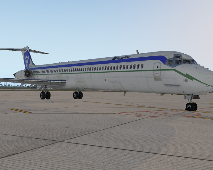 Rotate MD-80 Alaska 1970's - Aircraft Skins - Liveries - X-Plane.Org Forum