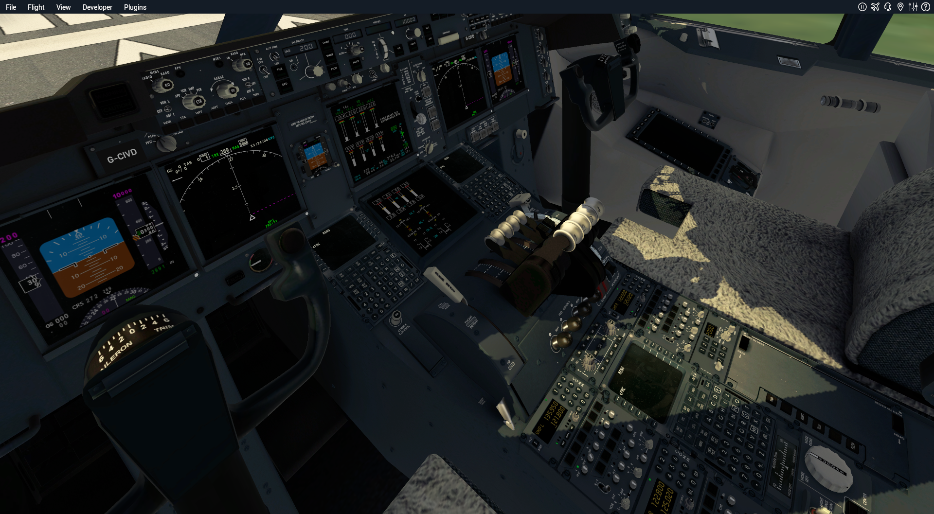 SSG B747-8i Cockpit Repaint - Dark - Textures - X-Plane.Org Forum