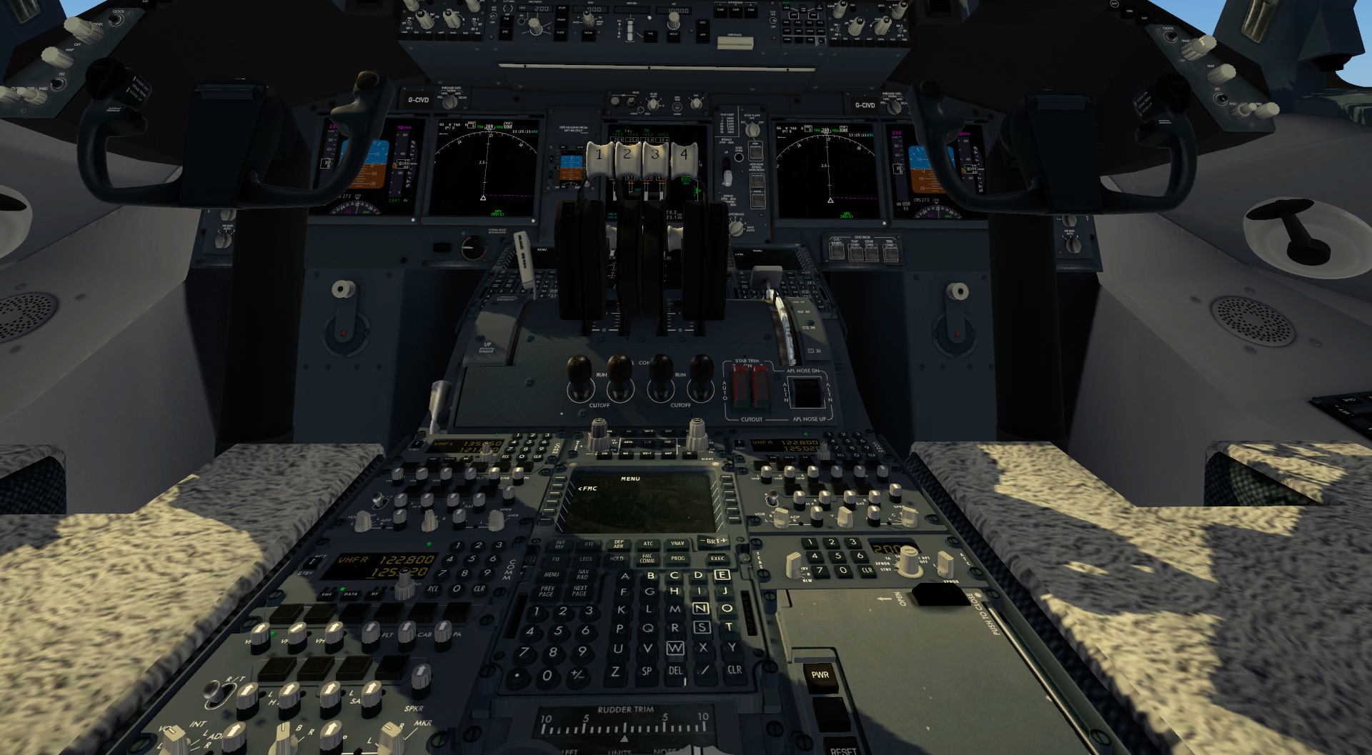SSG B747-8i Cockpit Repaint - Dark - Textures - X-Plane.Org Forum