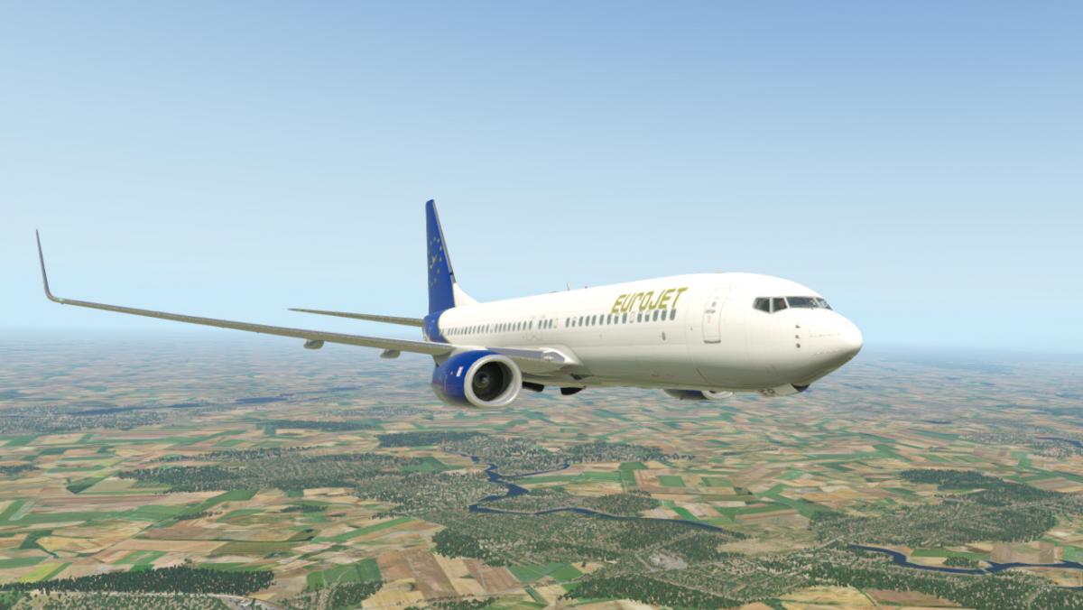 EUROJET B737-800 D-ABER (fictional) - Aircraft Skins - Liveries - X ...