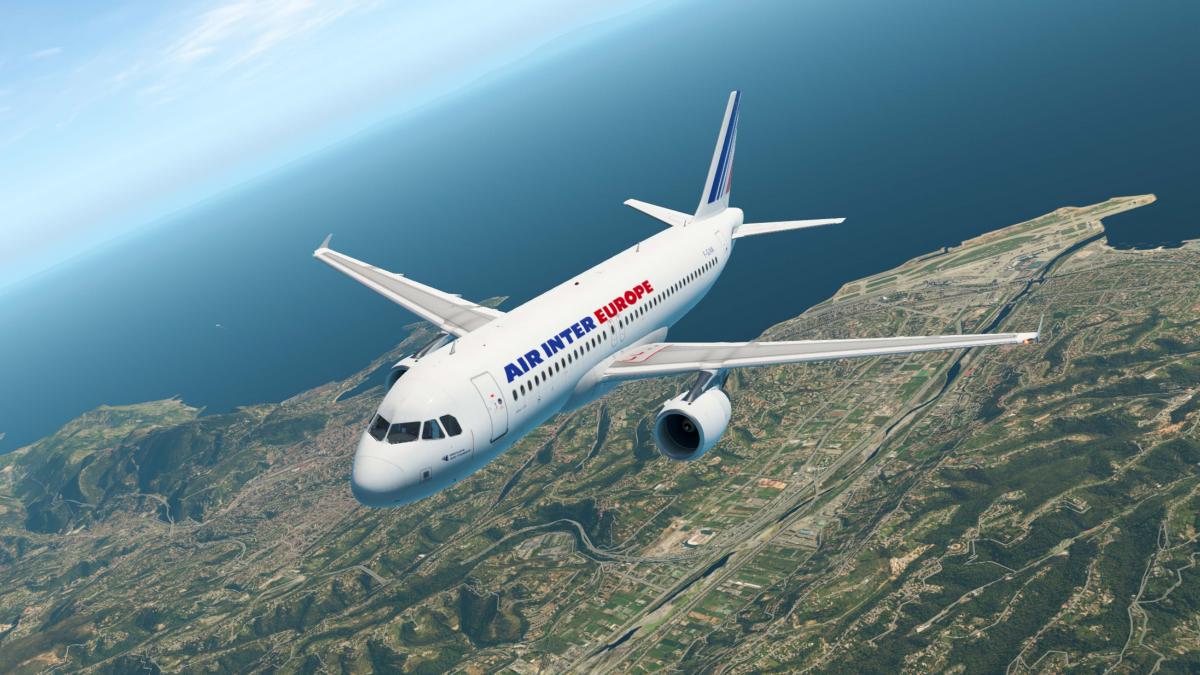 Air Inter Europe - Flight Factor A320 Ultimate - Aircraft Skins ...