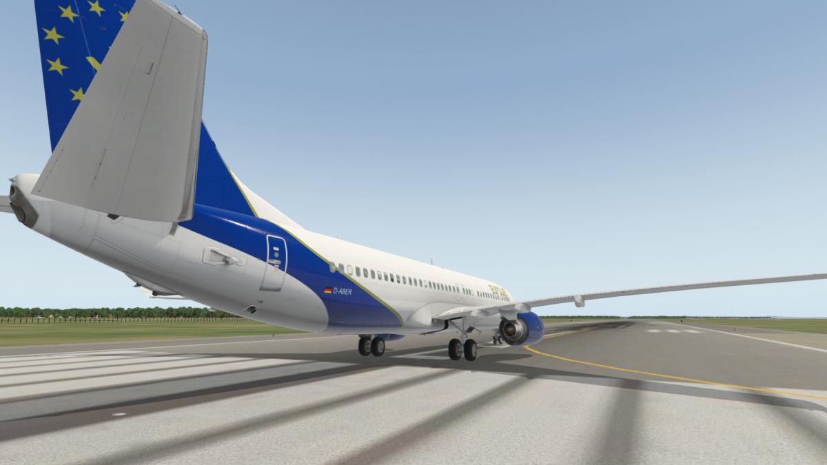 EUROJET B737-800 D-ABER (fictional) - Aircraft Skins - Liveries - X ...