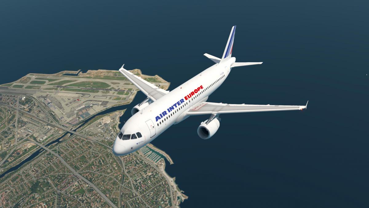 Air Inter Europe - Flight Factor A320 Ultimate - Aircraft Skins ...