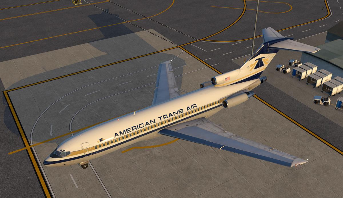 ATA N283AT 727-100 "Runway livery" (1990/1986) for FlyJSim 727 V3 ...