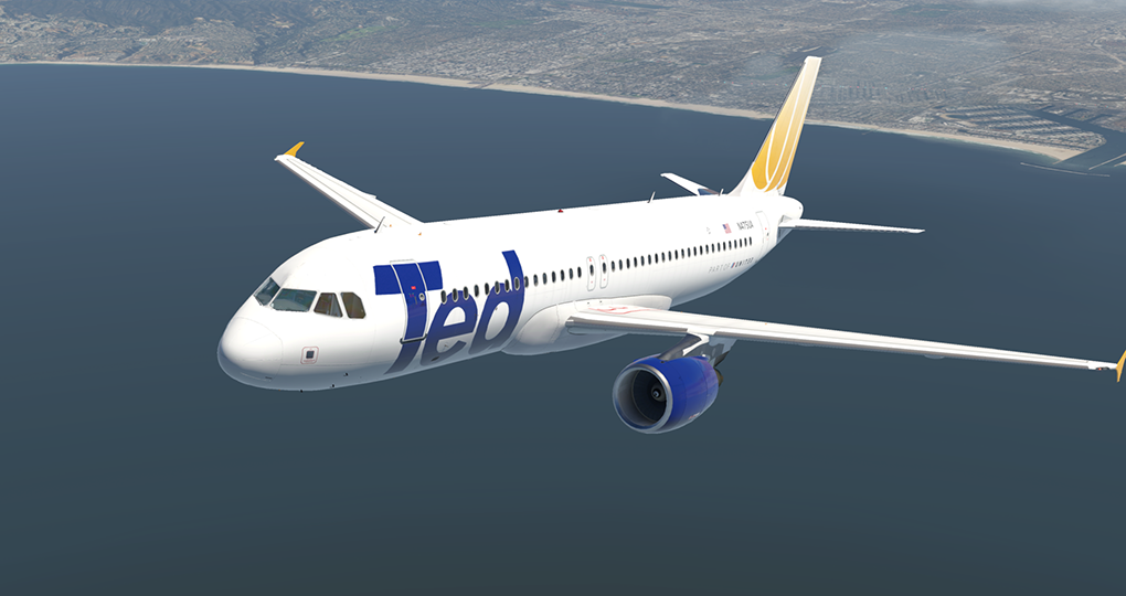 United "TED" Livery - Flight Factor A320 Ultimate - Aircraft Skins ...