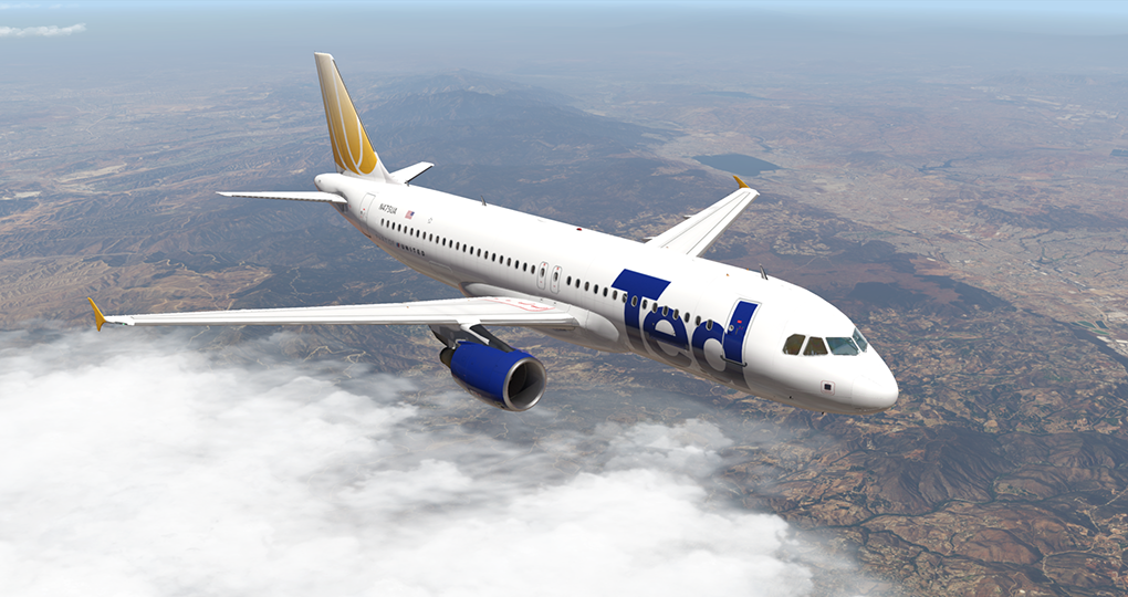 United "TED" Livery - Flight Factor A320 Ultimate - Aircraft Skins ...