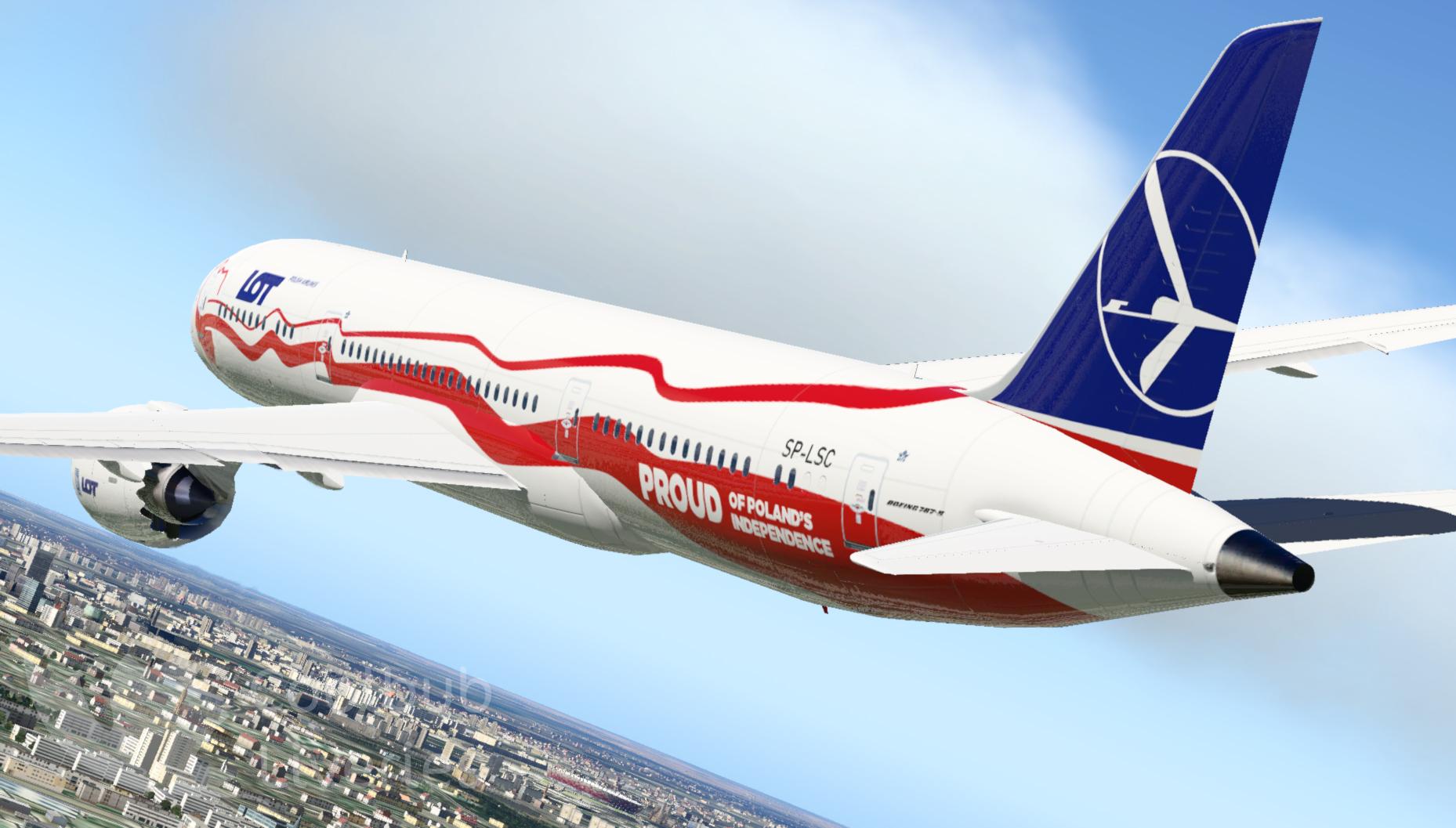 LOT Polish Airlines (Independence) B787-9 Magknight v1.05 - Aircraft ...