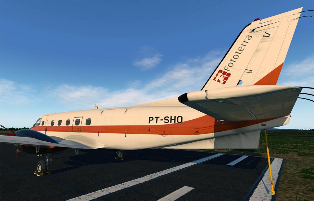 Embraer 110 - Fototerra PT-SHO - Aircraft Skins - Liveries - X-Plane ...