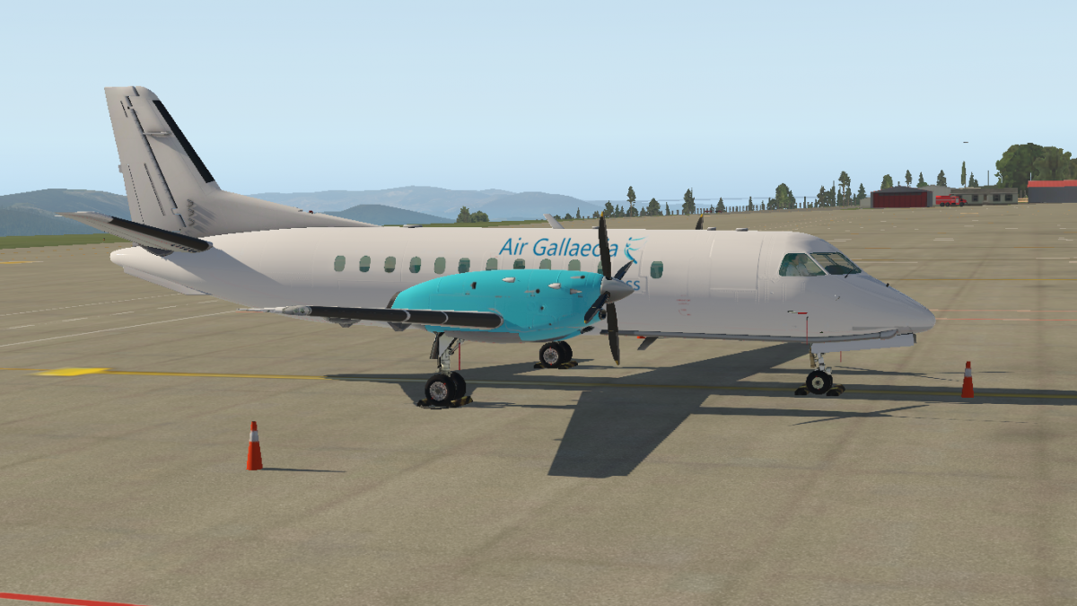LES Saab 340 Air Gallaecia VA - Aircraft Skins - Liveries - X-Plane.Org ...