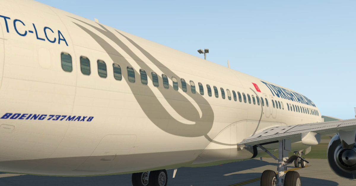 TURKISH AIRLINES BOEING 737 MAX 8 Livery - Aircraft Skins - Liveries ...