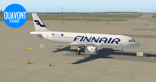 Finnair (OH-LXA) livery JARDesign A320 - Aircraft Skins - Liveries - X ...