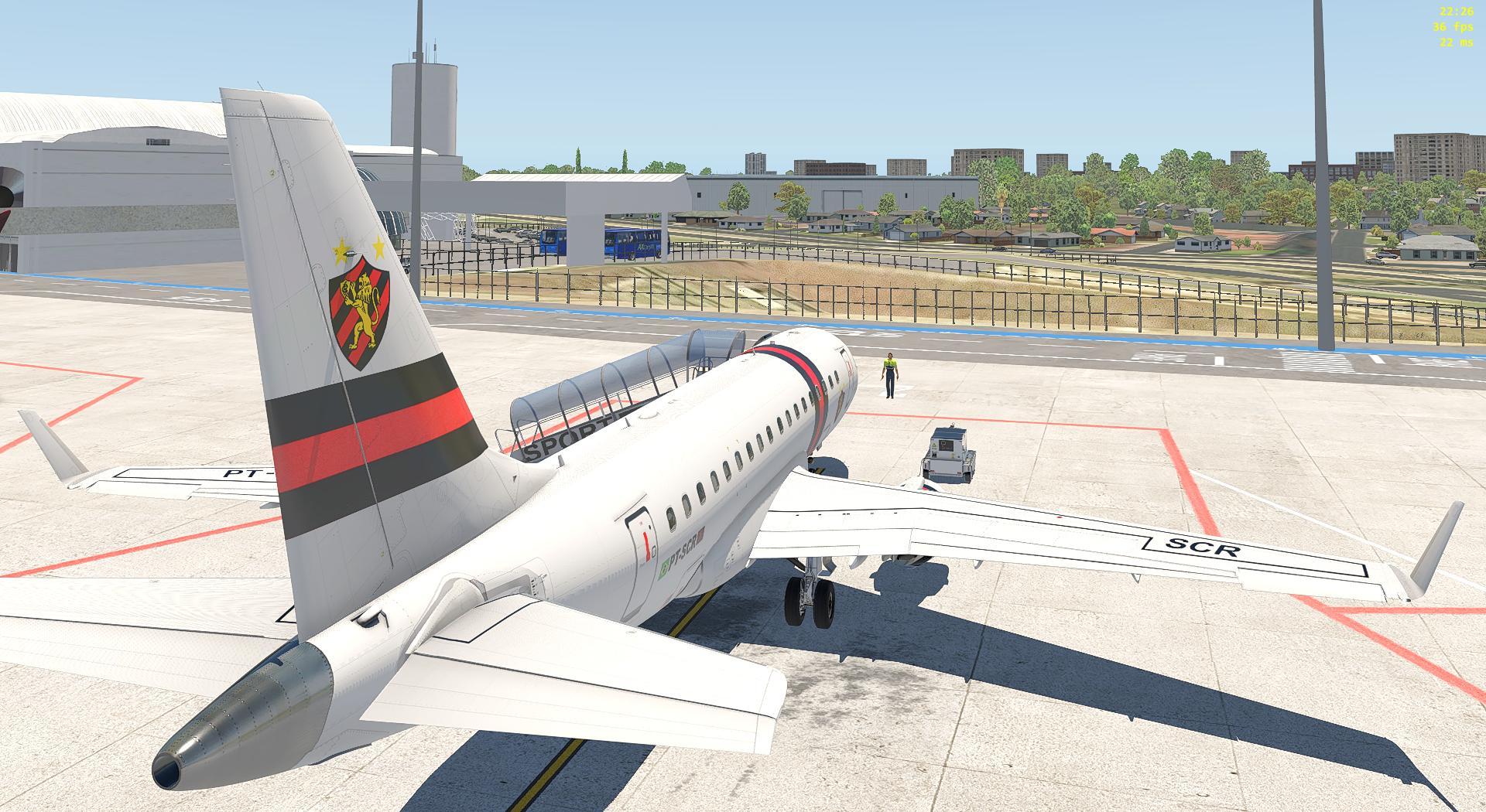 SSG E-170 Evolution - Brazilian Football Teams - SSG Liveries - X-Plane ...
