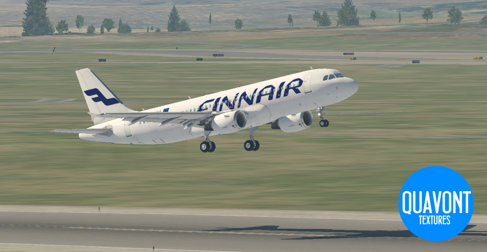 Finnair (OH-LXA) livery JARDesign A320 - Aircraft Skins - Liveries - X ...