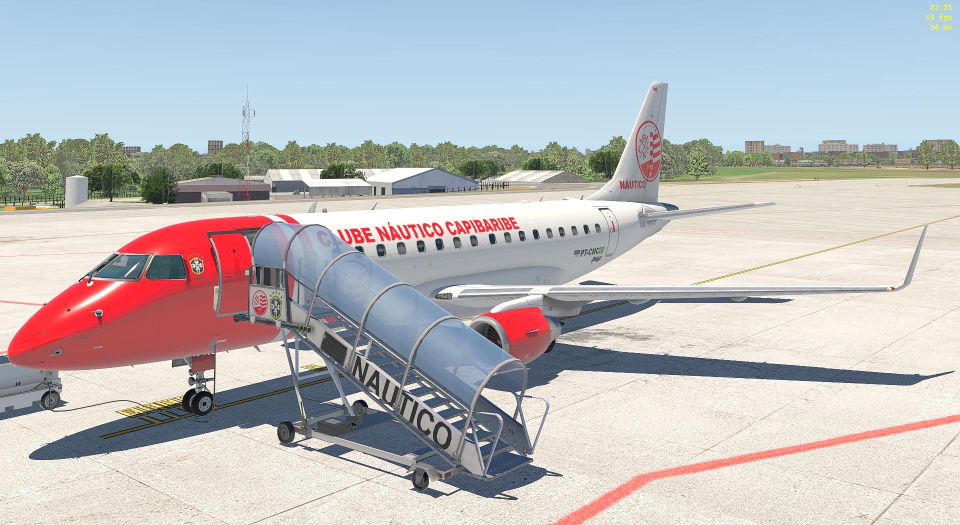 SSG E-170 Evolution - Brazilian Football Teams - SSG Liveries - X-Plane ...