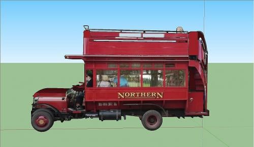 Vintage Daimler Bus (Static) - Objects - X-Plane.Org Forum