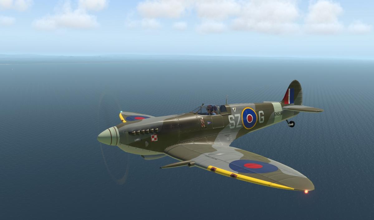 Spitfire EN526 SZ-G 316 Sqd Gabszewicz - Aircraft Skins - Liveries - X ...