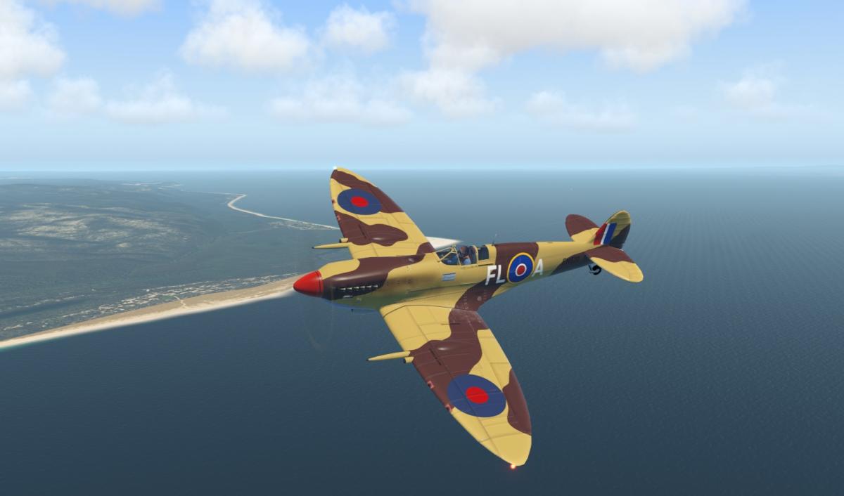 Spitfire EN520 FL-A C.F. Gray - Aircraft Skins - Liveries - X-Plane.Org ...