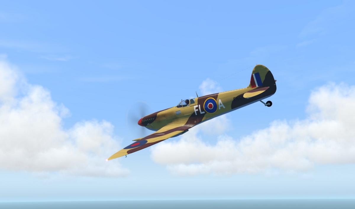Spitfire EN520 FL-A C.F. Gray - Aircraft Skins - Liveries - X-Plane.Org ...