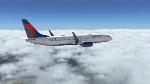 Default Delta 737-800 livery for Zibo mod v3.30, v3.31+ - Aircraft ...