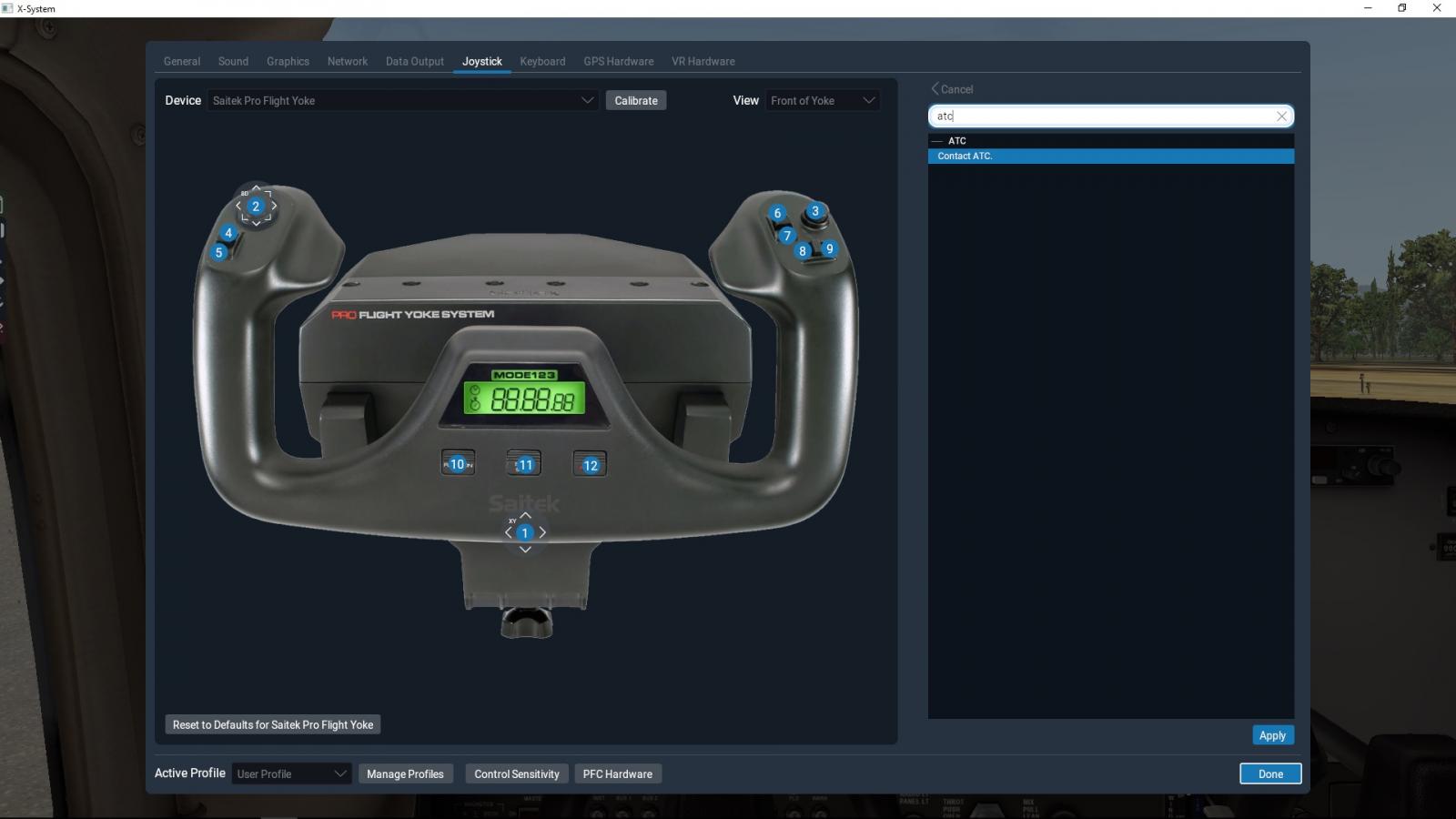 Set PTT button on Saitek Pro Flight Yoke System - XP11 Technical ...