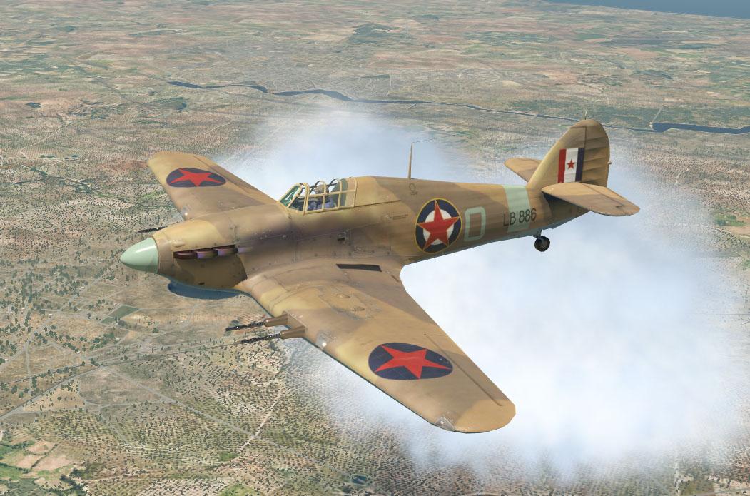 Royal Air Force, No. 351 (Yugoslav) Squadron livery for Hawker ...