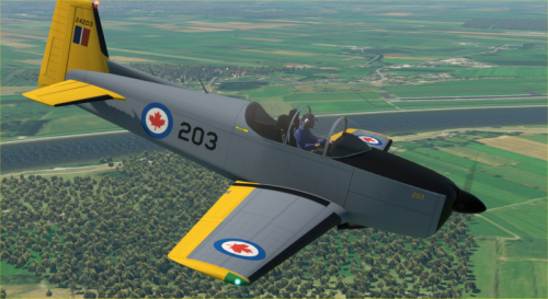 RCAF Trainer livery for freeware T-80 Falcon II - Aircraft Skins ...