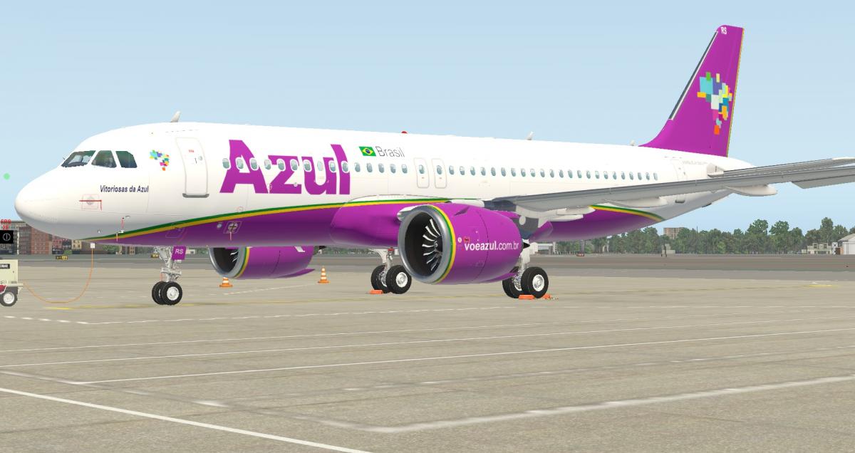 Airbus A320 NEO Azul PR-YRS JarDesign - Aircraft Skins - Liveries - X ...