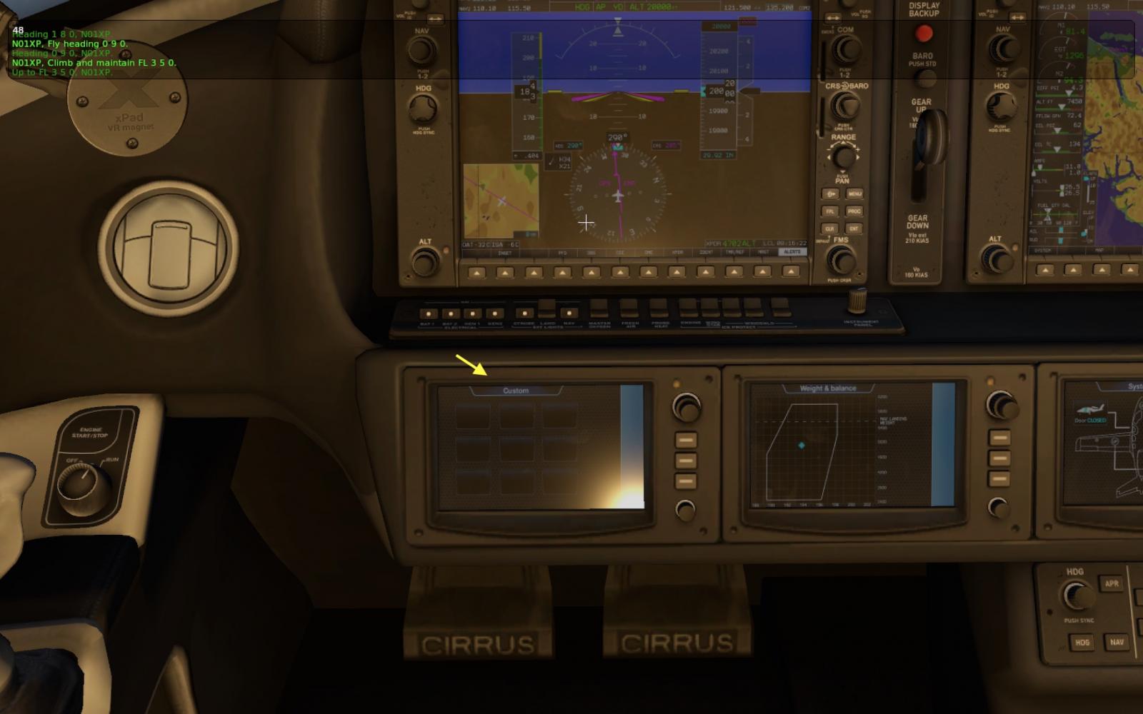 Cirrus Vision SF50 "Custom" display - XP11 General discussion - X-Plane ...