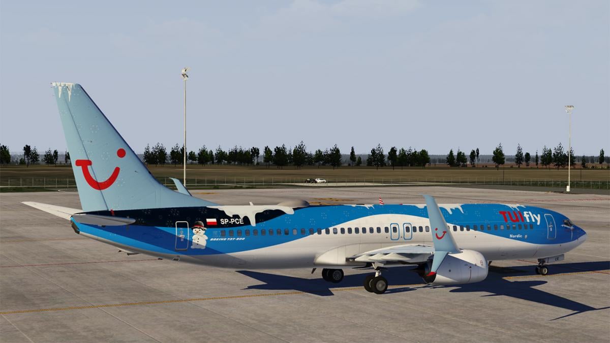 Boeing 737-800 Zibo - Livery - SP-PCE - TUI Fly - Winter - Aircraft ...