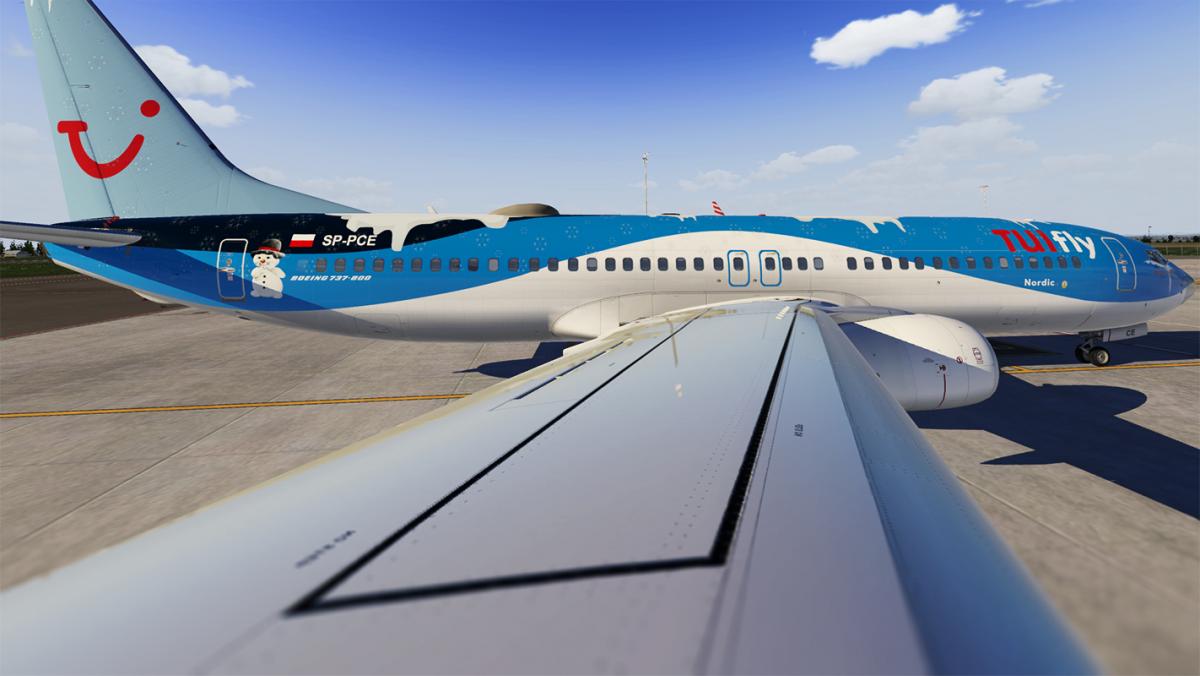 Boeing 737-800 Zibo - Livery - SP-PCE - TUI Fly - Winter - Aircraft ...