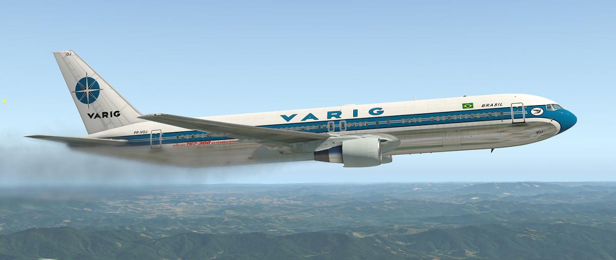 Varig PP-VOJ for 767-300 Professional Extended from Flight Factor ...