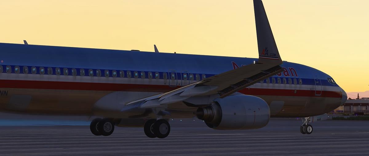 Old American Airlines for 737-800 for default (XP11.30b1)or Zibo (3.31d ...