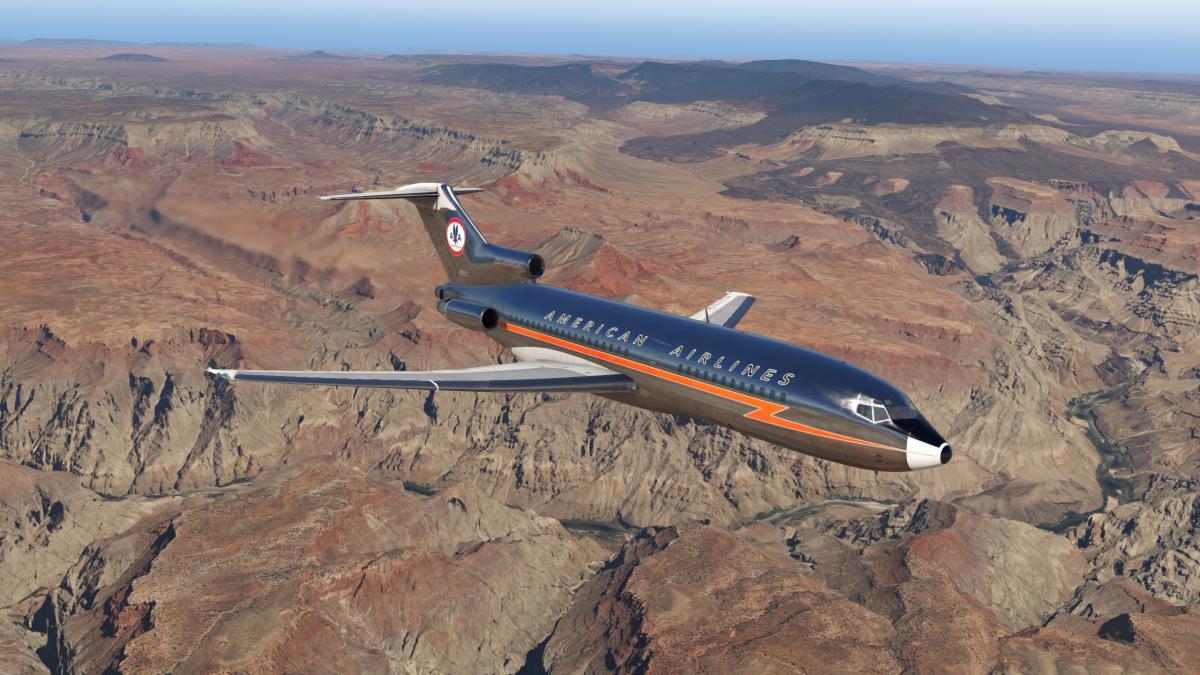 FJS 727-100 American Airlines Astrojet - Aircraft Skins - Liveries - X ...