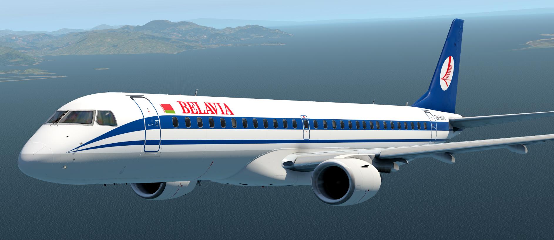 Belavia EW-399PO Old Livery for Embraer E195 v2 by X-Crafts - Freeware ...
