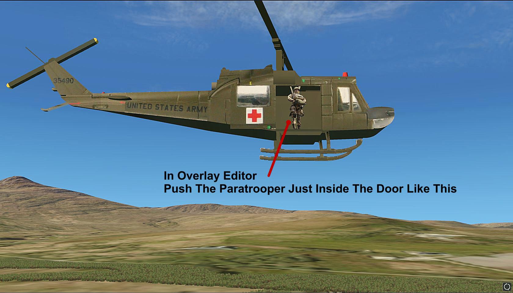 Huey With Paratrooper Animated - Objects - X-Plane.Org Forum