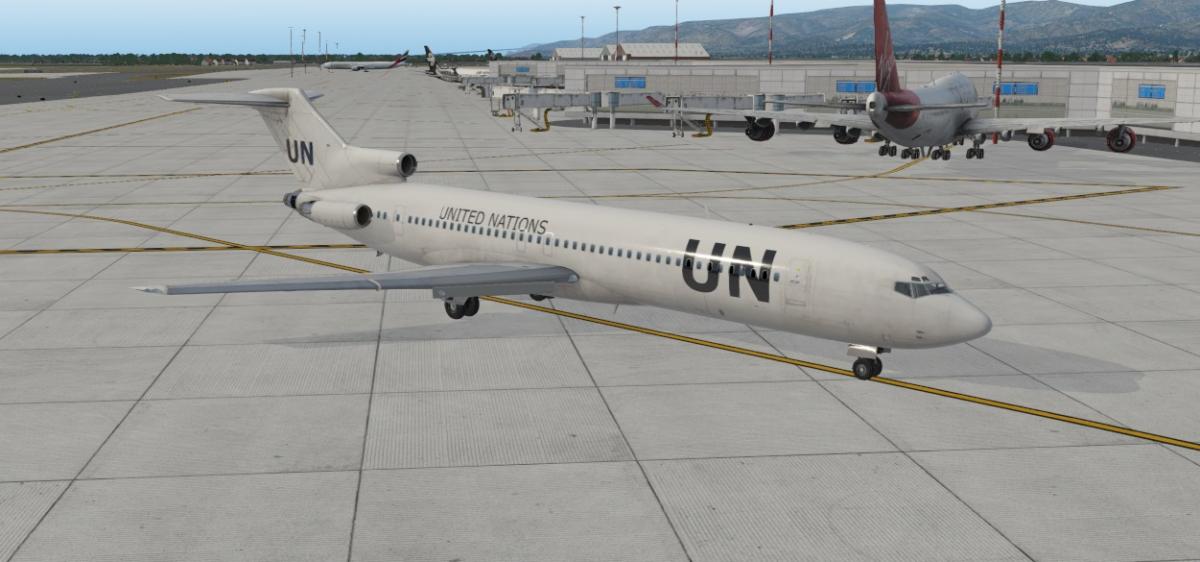 Pandemic United Nations WHO B727-200 ADV - Aircraft Skins - Liveries ...