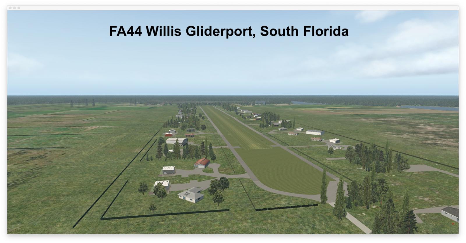 South Florida: FA44 Willis Gliderport - XP11 Scenery - X-Plane.Org Forum