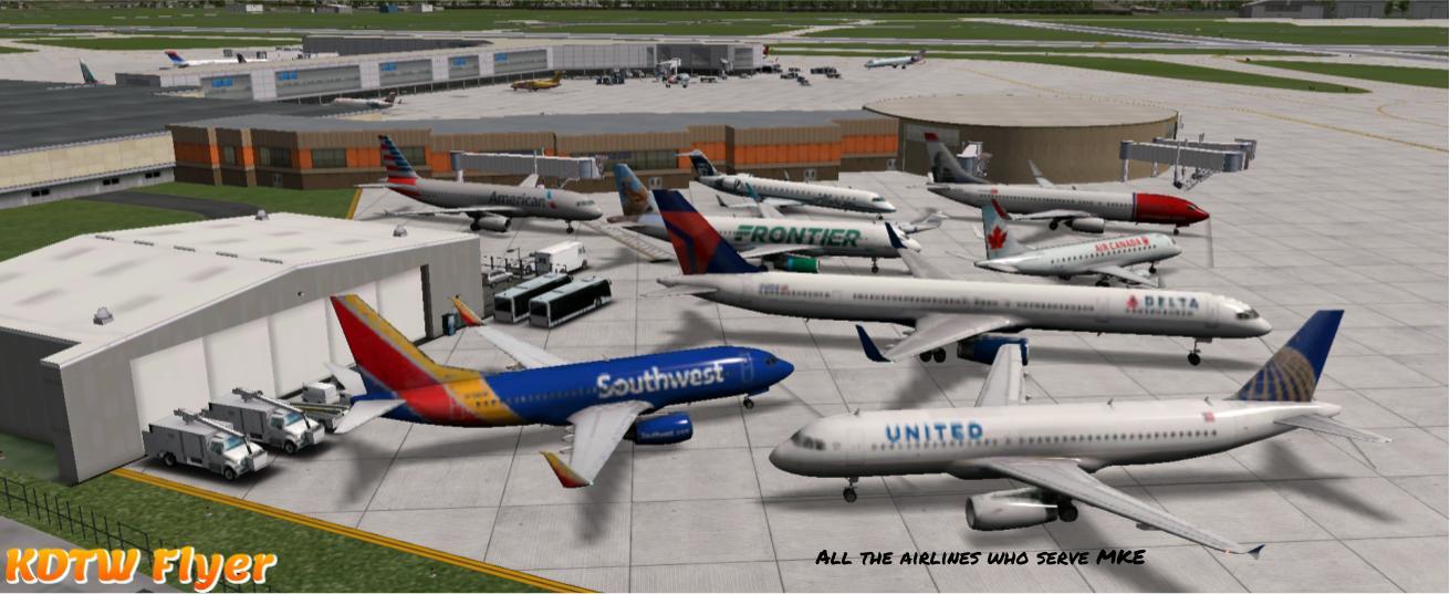 KMKE General Mitchell International Airport - Scenery Packages - X ...